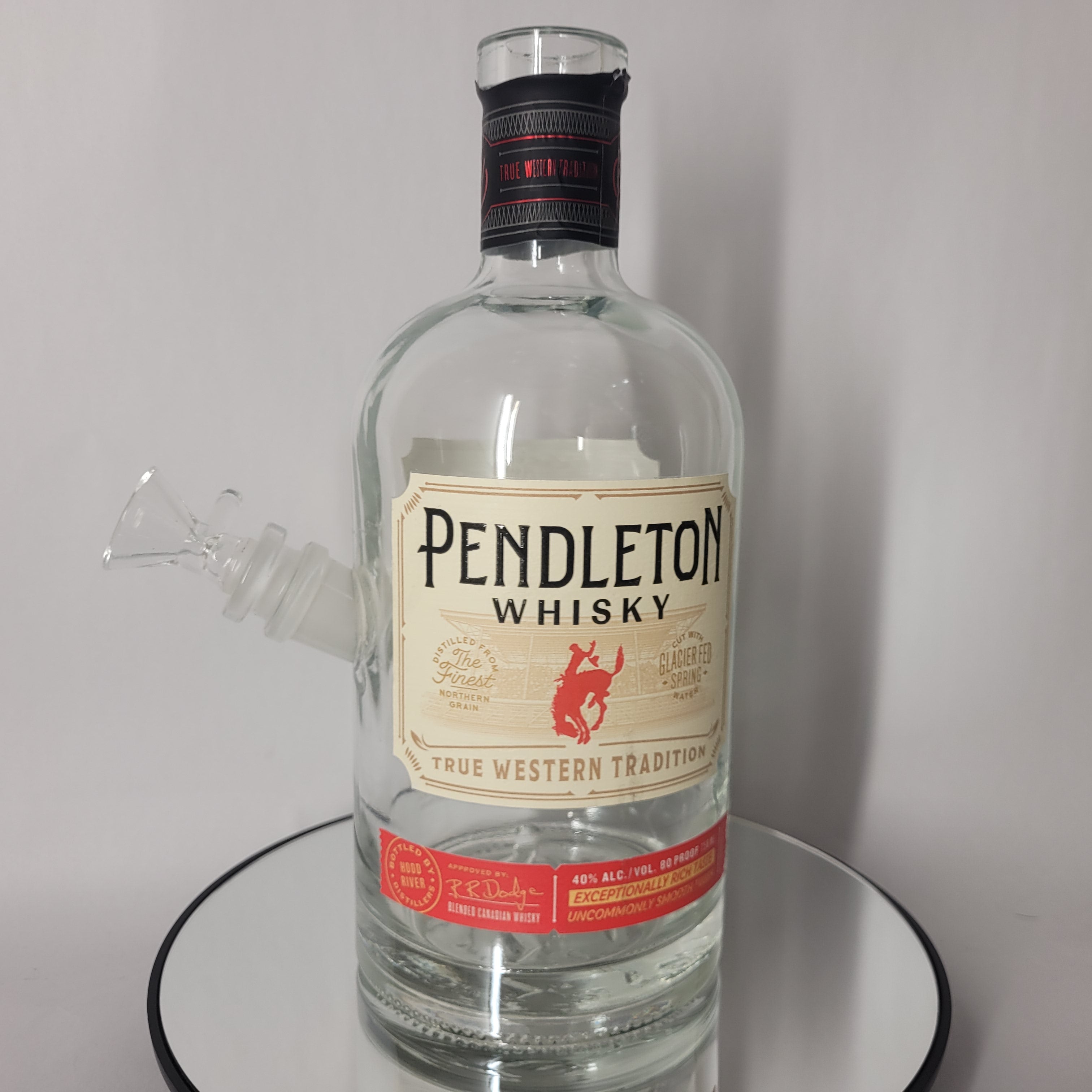 Pendleton Whisky BONG – MILE HIGH BOTTLE BONGS